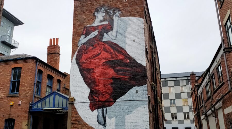 Serenity mural, the red lady mural - Just Mikki Tiamo