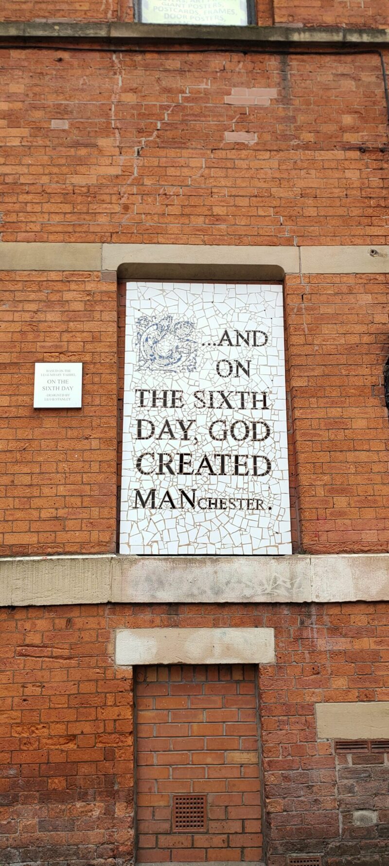 On the sixth day god created Manchester Mosaic - Official website of ...